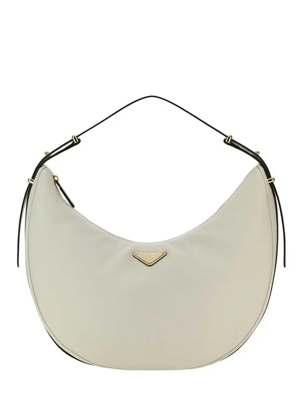 Prada Arqui¨ Leather Hobo Bag - White