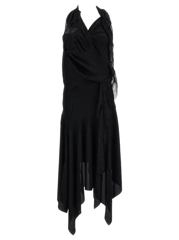 Junya Watanabe Long Asymmetric Dress - Multicolor