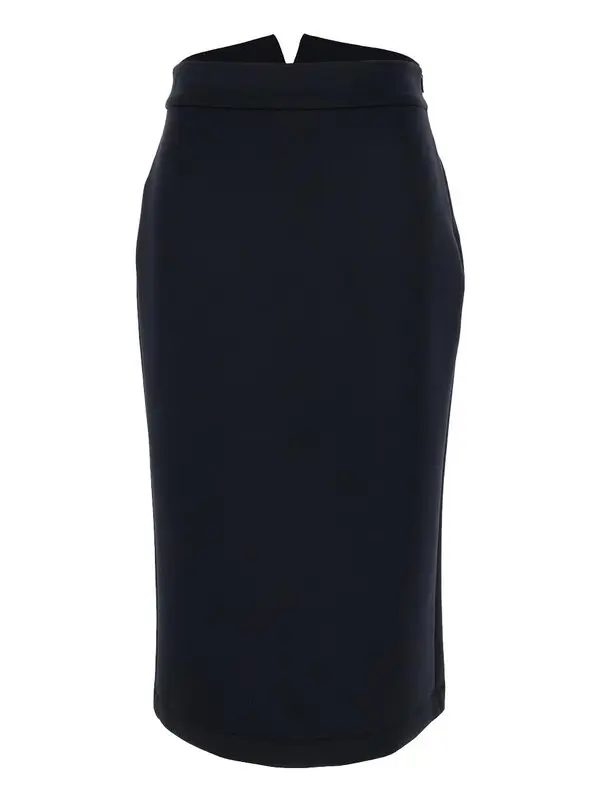 Moncler Tech Fabric Logo Patch Skirt - Multicolor