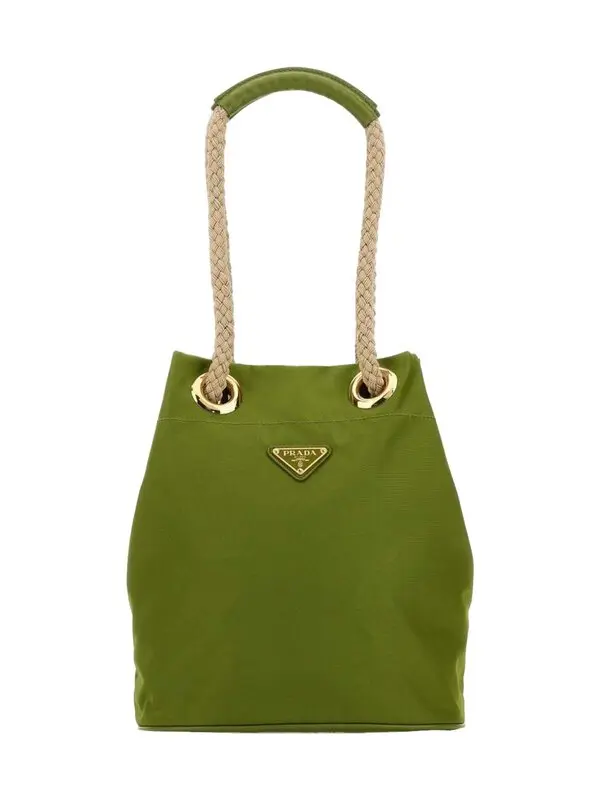 Prada Mariner Re-nylon Bucket Bag - Green