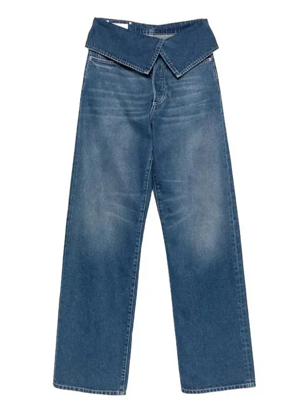Dries Van Noten Denim Wide-leg Jeans - Blue