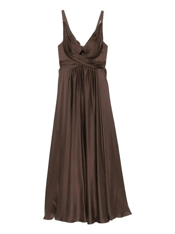 Zimmermann Silk Evening Dress - Brown