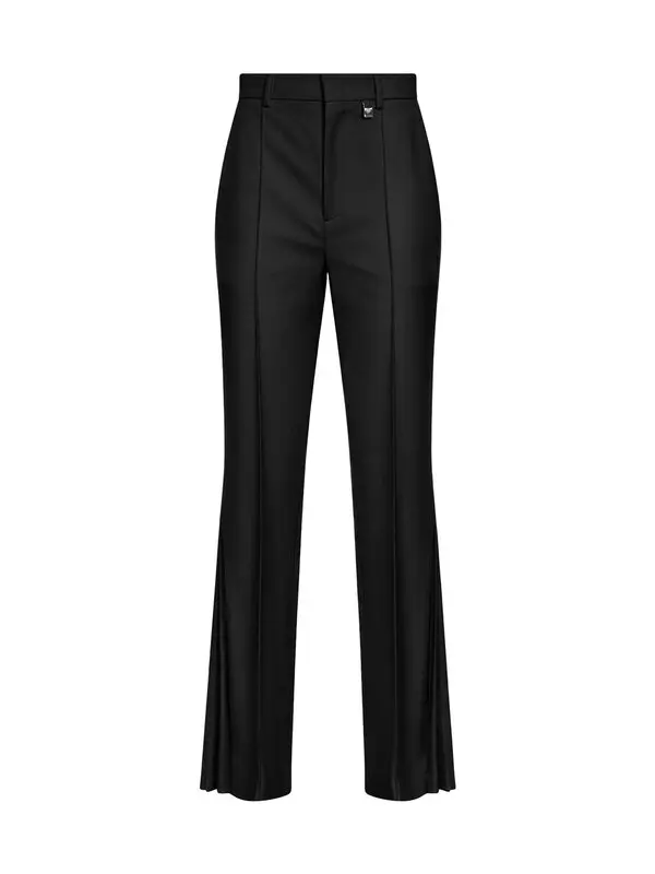 Giuseppe Di Morabito Virgin Wool Flared Trousers - Multicolor