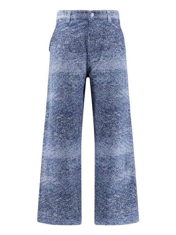 Dior Carpenter Jacquard Jeans - Multicolor