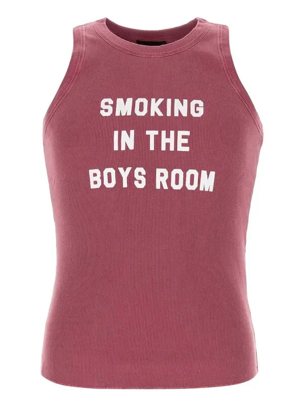 Dsquared2 Dark Cotton Tank Top - Pink