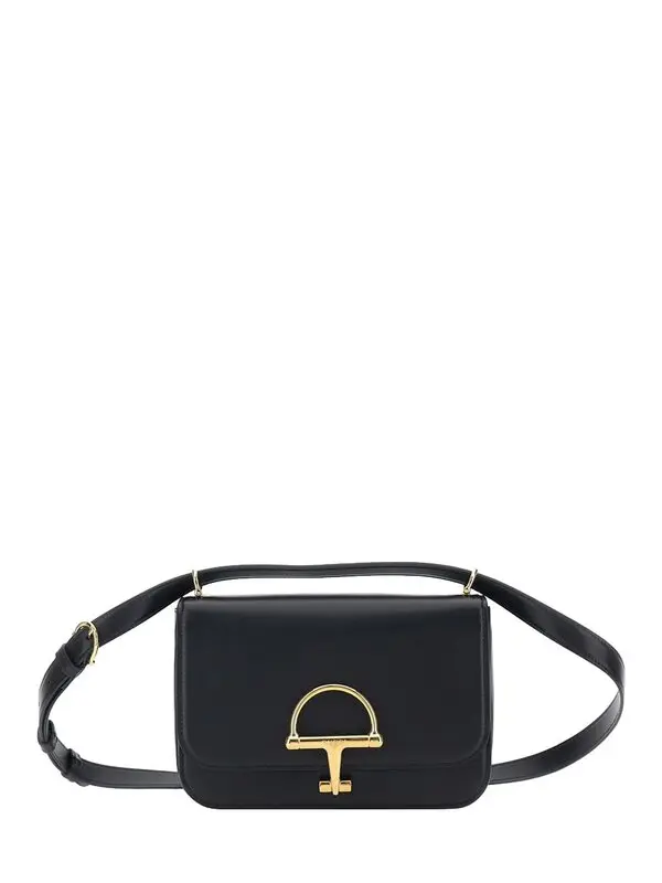 Gucci Siena Small' Shoulder Bag With Claw On The Front In Leather - Black