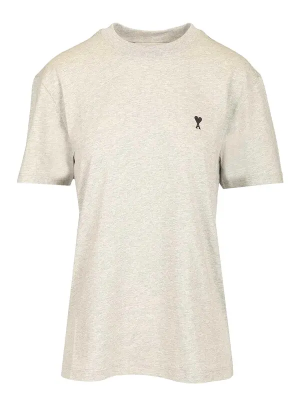 AMI Paris De Coeur T-shirt - Gray