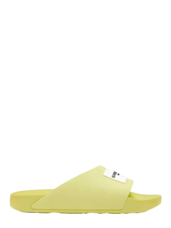 Givenchy Logo Slide Sandals - Green