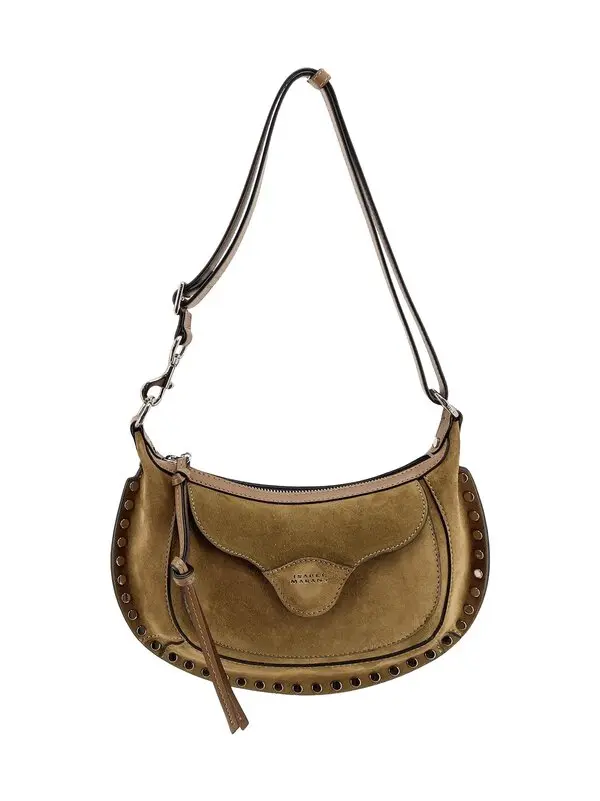 Isabel Marant Étoile Oskan Moon Suede Shoulder Bag - Multicolor