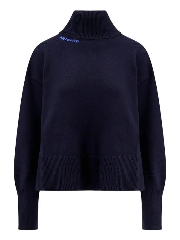 Axel Arigato Wool Blend Turtleneck Sweater - Multicolor