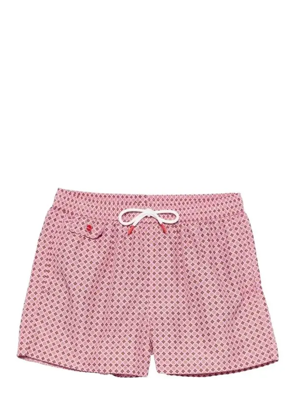 Kiton Geometric Print Swimsuit - Multicolor