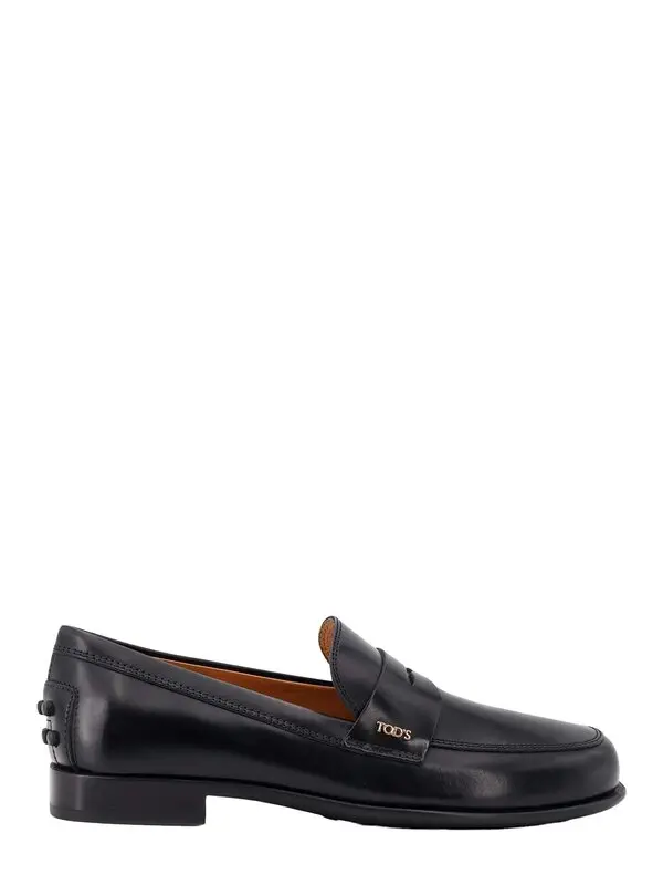 TOD'S Leather Loafers With Gommini Detail - Multicolor