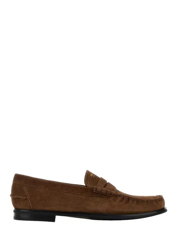 Prada Suede Loafers - Brown