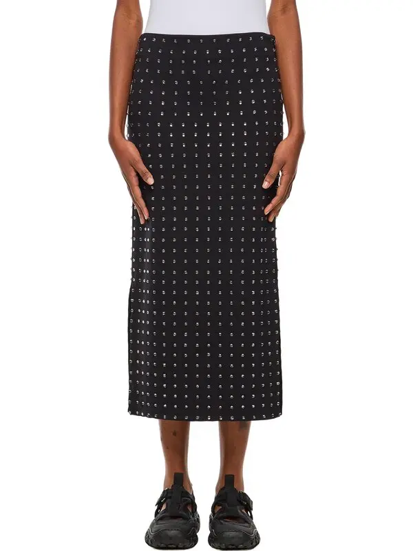 Sportmax Crystal Lycra Midi Skirt - Multicolor