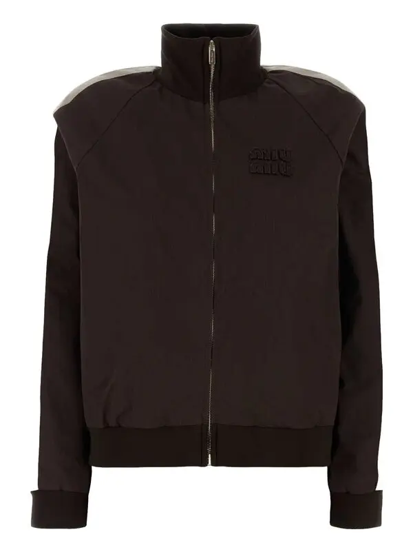 Miu Miu Cotton Jacket - Brown