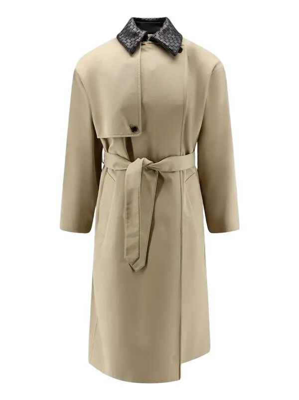 Bottega Veneta Light Cotton Trench Coat - Multicolor
