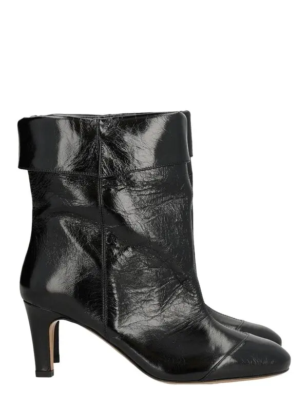 Isabel Marant Étoile Eldra Leather Ankle Boots - Black