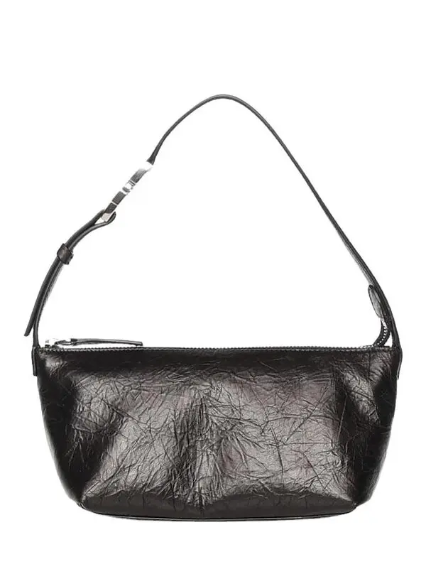 Fendi Leather Shoulder Bag - Black