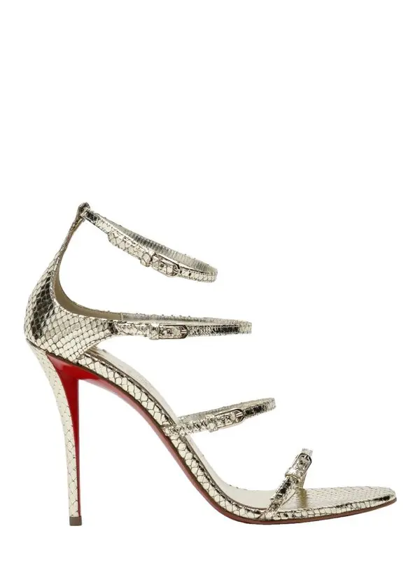 CHRISTIAN LOUBOUTIN Heeled Sandals - Gold