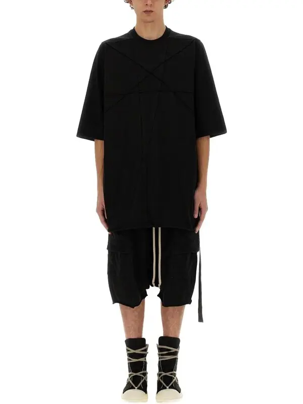 Rick Owens Cotton T-shirt - Black