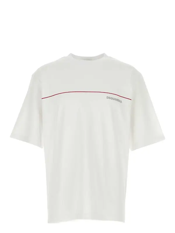 Dsquared2 Cotton Oversize T-shirt - White