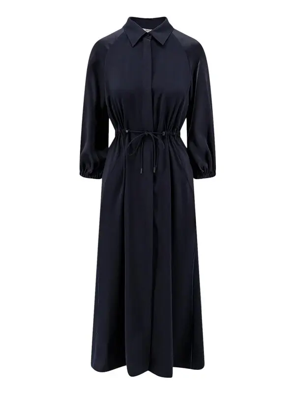 Max Mara Long Silk Dress - Multicolor