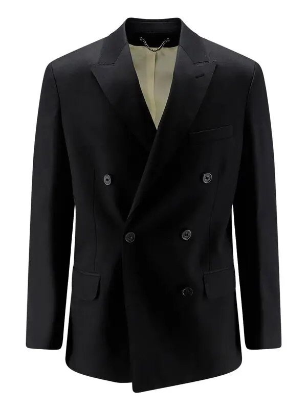 GOLDEN GOOSE Dave Virgin Wool Blazer - Black