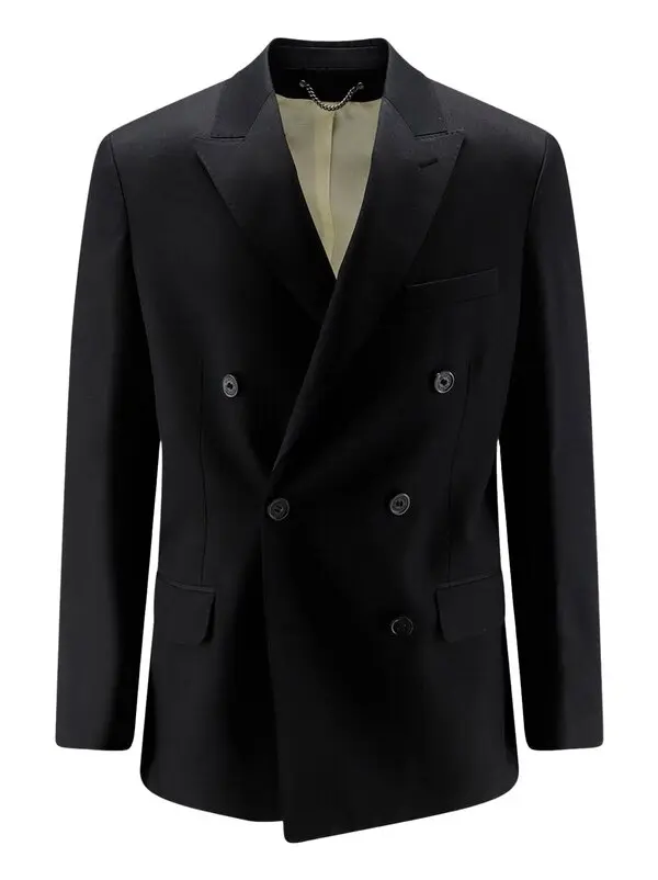 GOLDEN GOOSE Dave Virgin Wool Blazer - Black