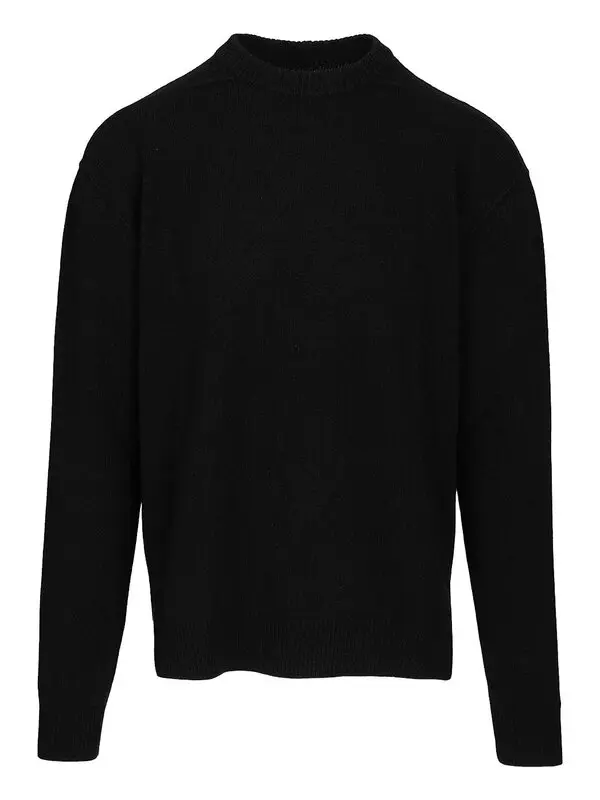 Rick Owens Crew Neck Sweater - Black