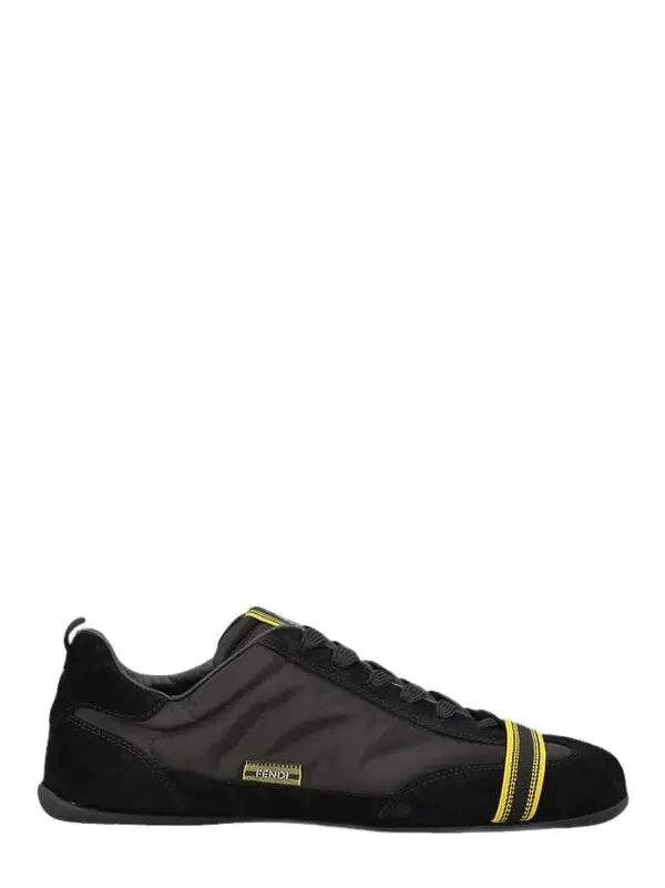 Fendi Wrap Low Top Sneakers - Black
