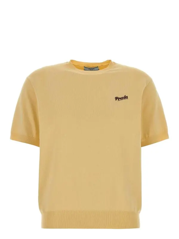 Prada Knit T-shirt - Yellow