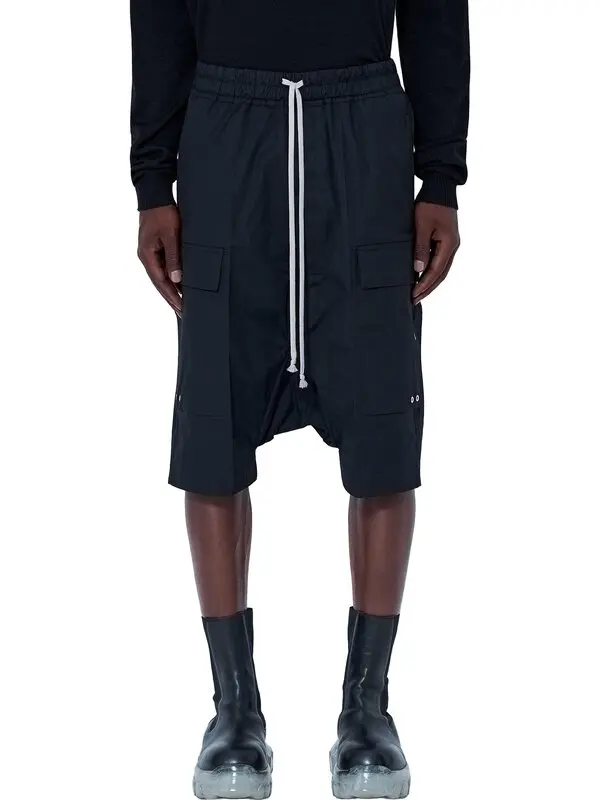 Rick Owens Cargo Shorts - Black