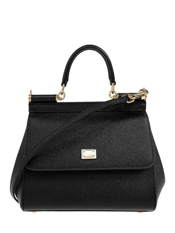 Dolce & Gabbana Sicily Medium Tote Bag - Black