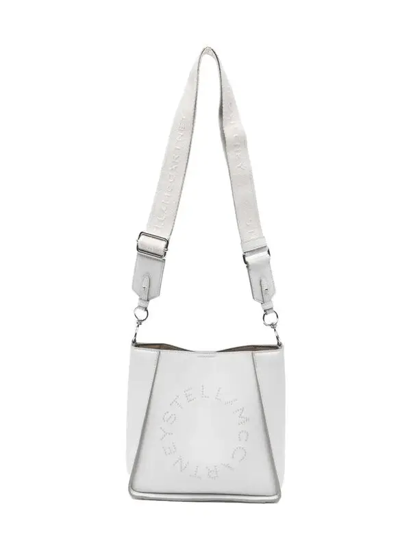Stella McCartney Shoulder Bag With Logo Detail - Gray