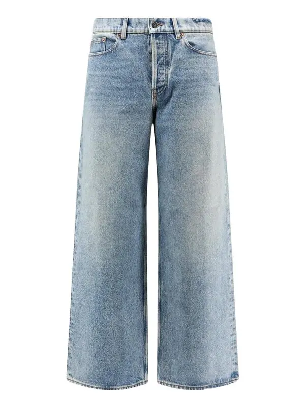 GOLDEN GOOSE Straight Leg Denim Jeans - Blue