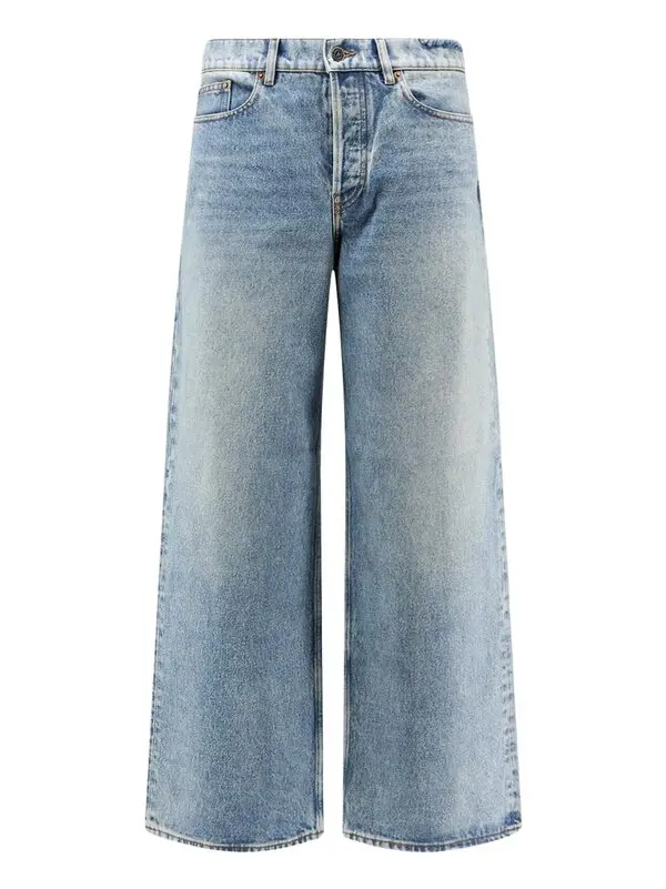 GOLDEN GOOSE Straight Leg Denim Jeans - Blue