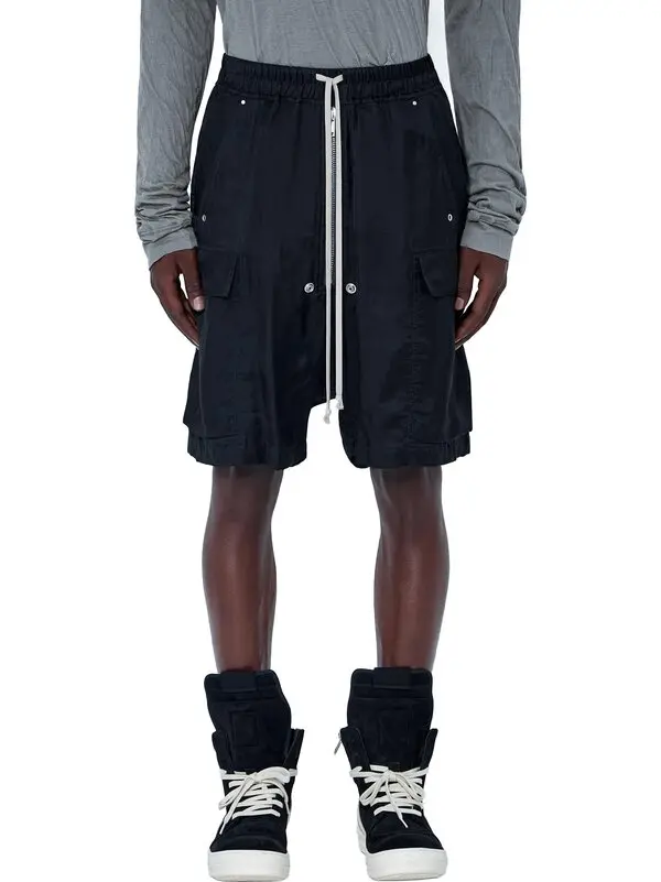 Rick Owens Cargobela Shorts - Black