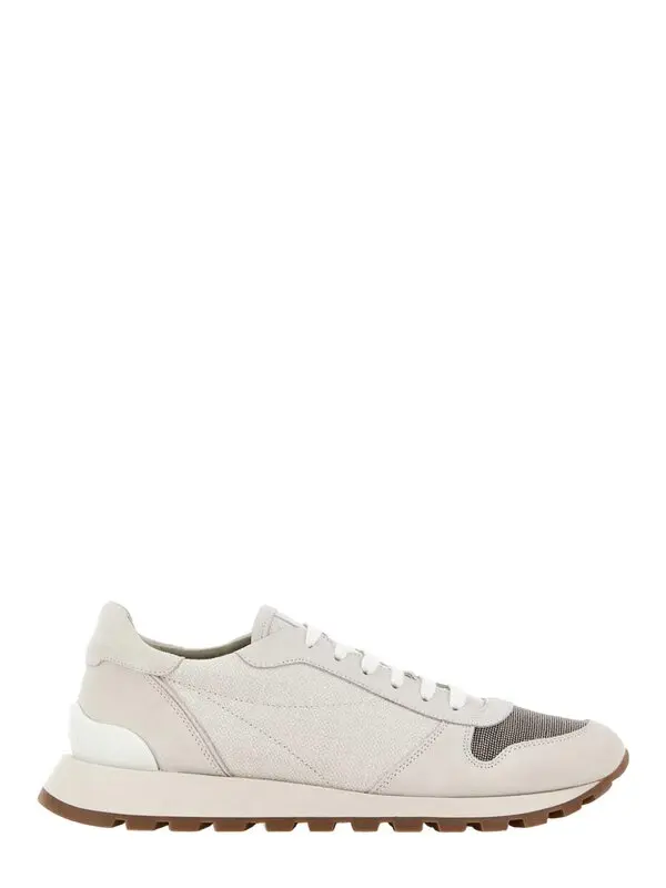 Brunello Cucinelli Fabric Sneakers - Gray