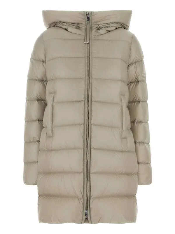 Moncler Nylon Suyenne Down Jacket - Brown