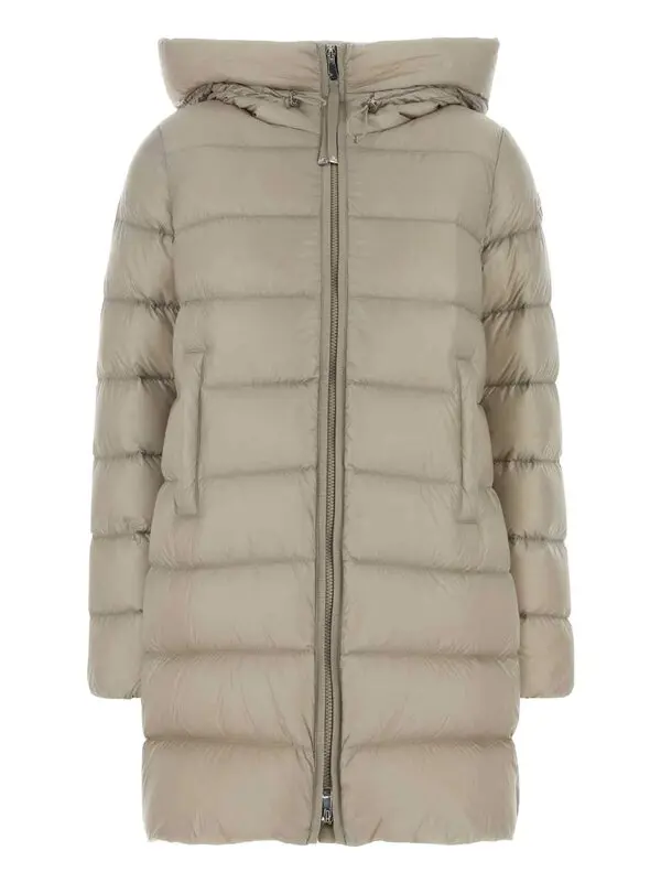 Moncler Nylon Down Jacket - Brown