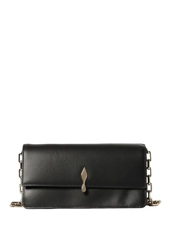 CHRISTIAN LOUBOUTIN Bettina Nappa Leather Bag - Black
