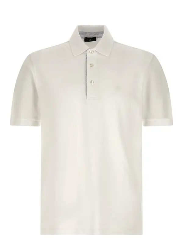 Etro Pegaso' Polo Shirt - White