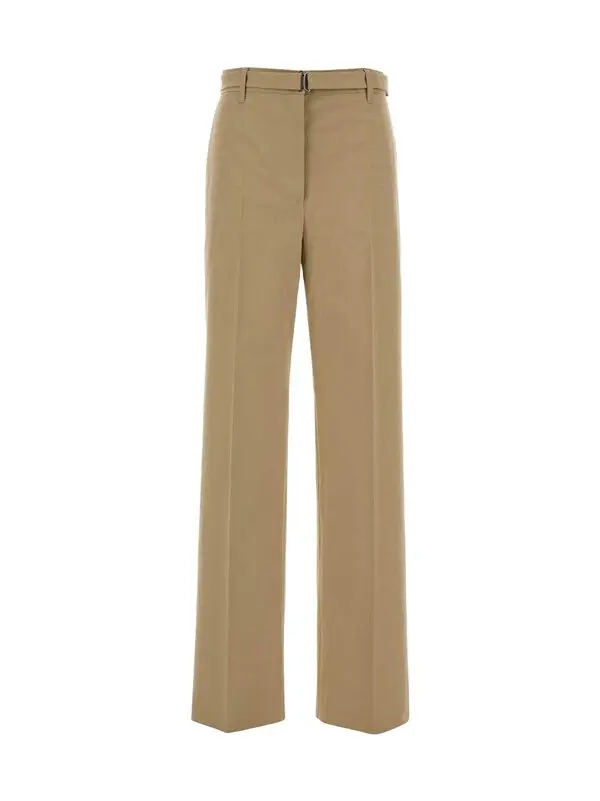 Prada Beige Cotton Pant - Brown