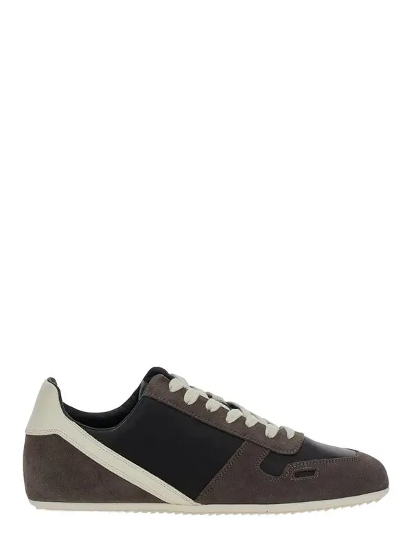 Rick Owens Low-top Sneakers With Suede Inserts - Multicolor