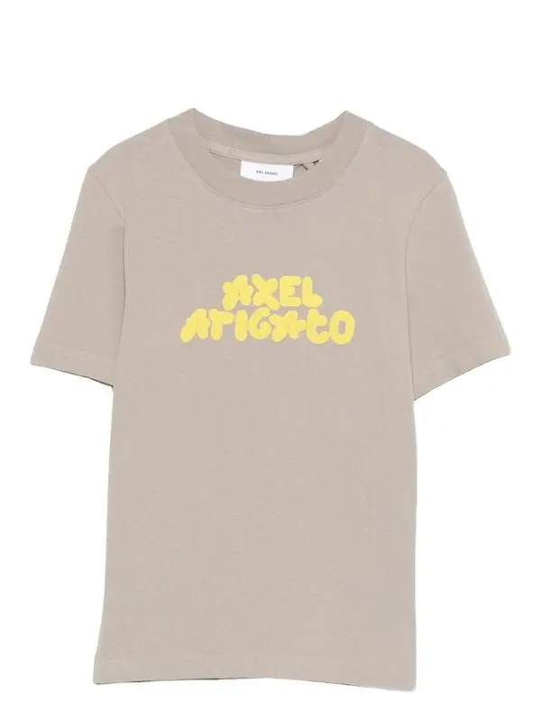 Axel Arigato Cotton Short Sleeve T-shirt - Gray