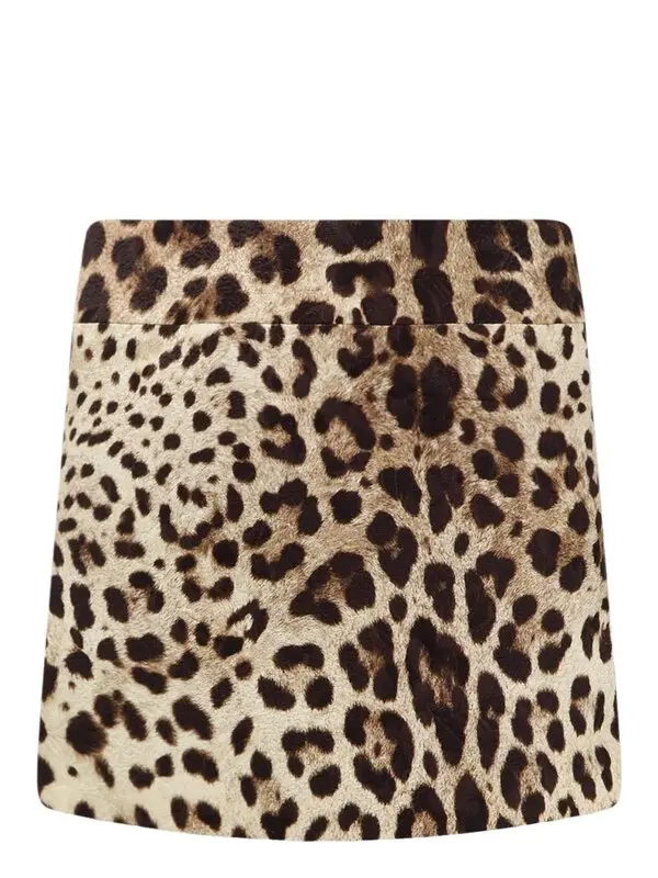 Dolce & Gabbana Cotton, Silk And Viscose Mini Skirt - Multicolor