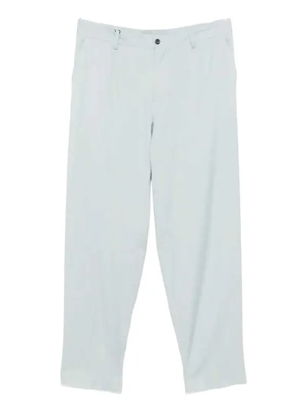 Dolce & Gabbana Shantung Viscose Trousers - Blue