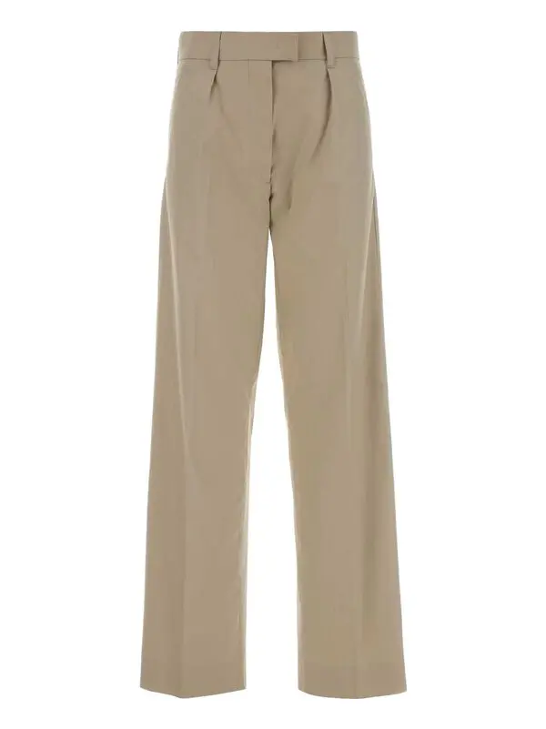 Miu Miu Sand Panama Pant - Brown