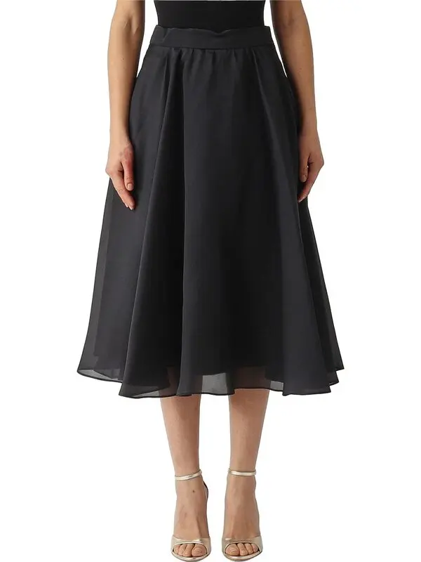 Max Mara Silk Skirt - Black