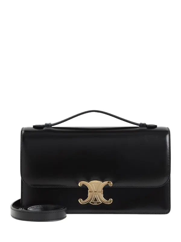 Celine Triomphe Medium Folio - Black